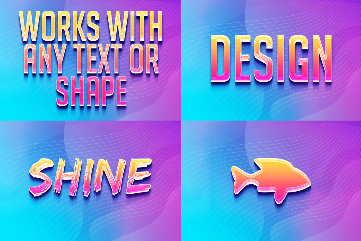 3D Text Effects New Trends, a Layer Style Add-On by Graphicdome