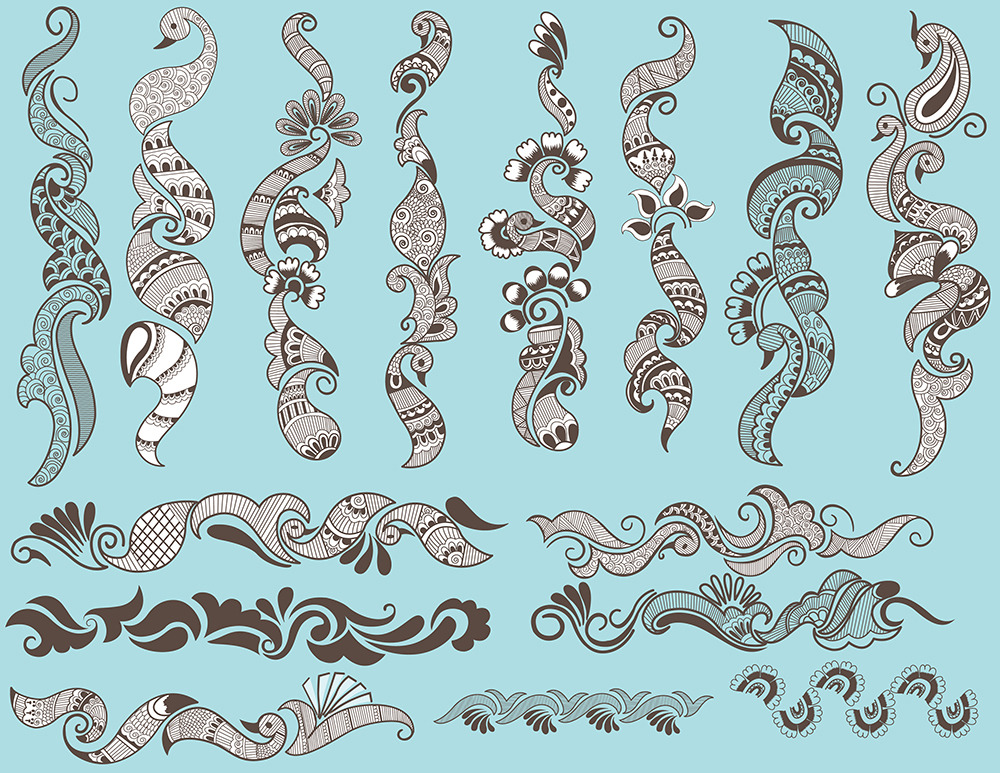 Heena Designs, an Illustration by TrueMitra Designs