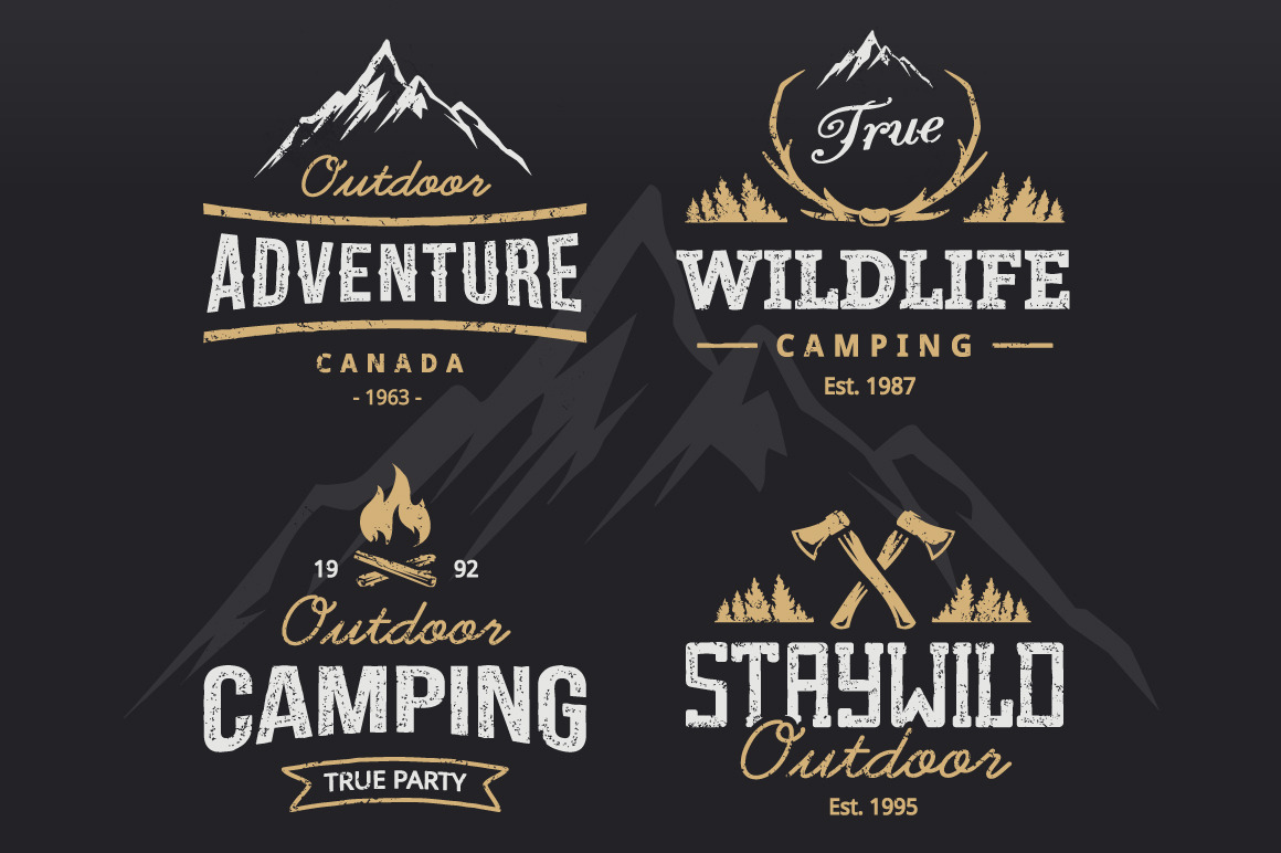 Outdoor Vector Emblems, a Branding & Logo Template by Vecster