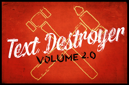 Text Destroyer, a Layer Style Add-On by Creative Supplies Co.