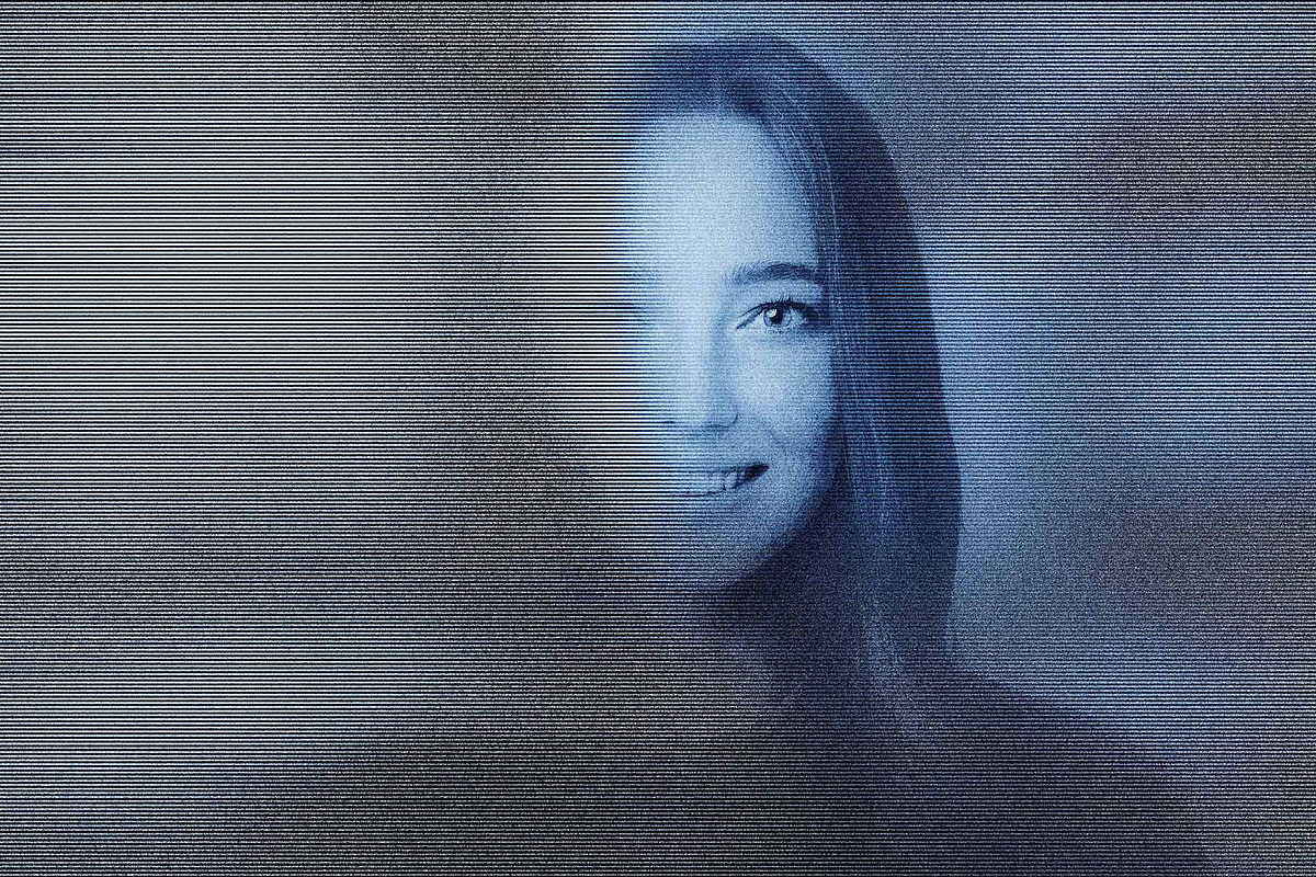 Smudge Photocopy Scan Photo Effect