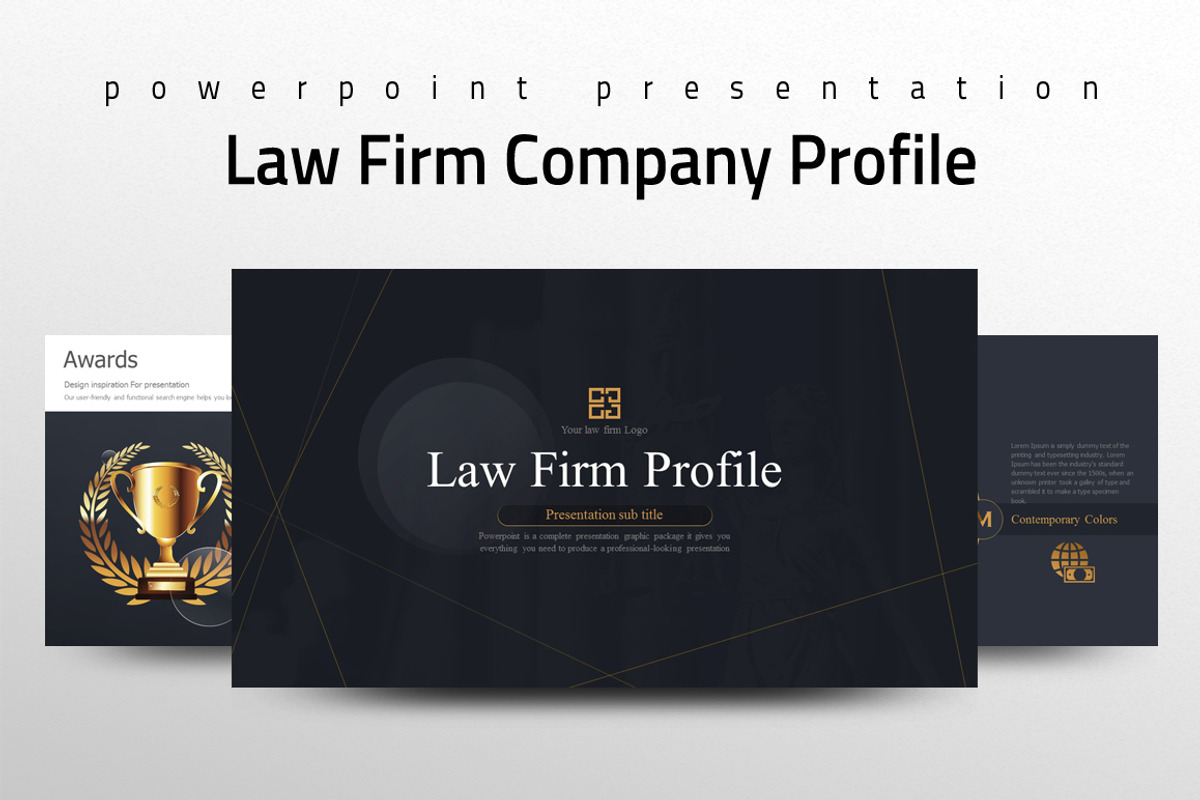 Law Firm Company Profile Template, a Presentation Template by GoodPello