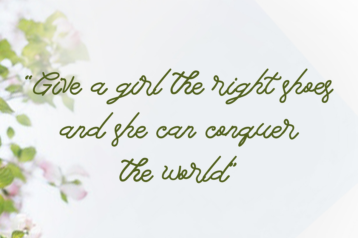 Anthalucya vintages monoline font, | Creative Market