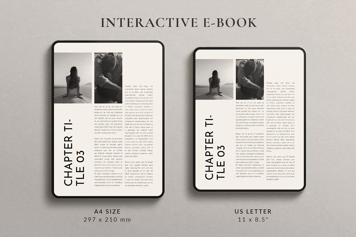 Interactive eBook Template Design, a Magazine Template by TemplatesForest