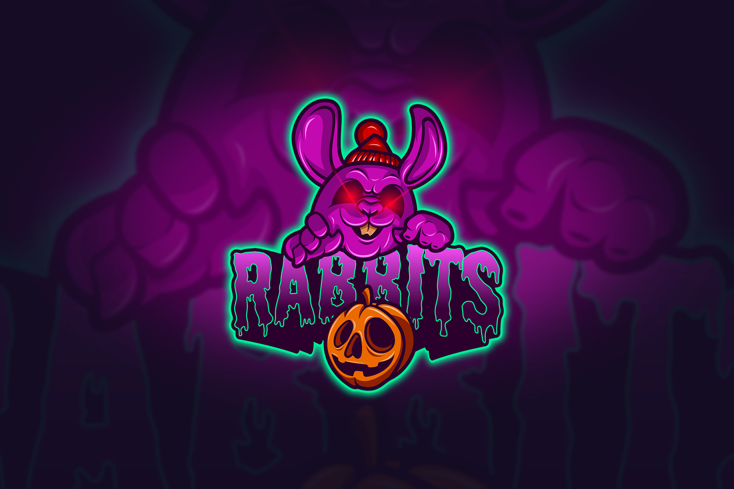 Rabbit - Mascot & Esport Logo, a Branding & Logo Template by AQR Studio