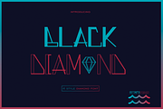 Black Diamond, a Script Font by Design Dukkan | Creative Market
