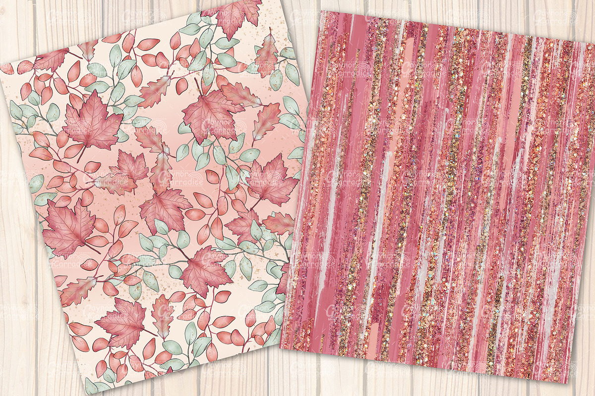 An Autumn Tale Seamless Patterns, a Pattern Graphic by Gaynor Carradice ...