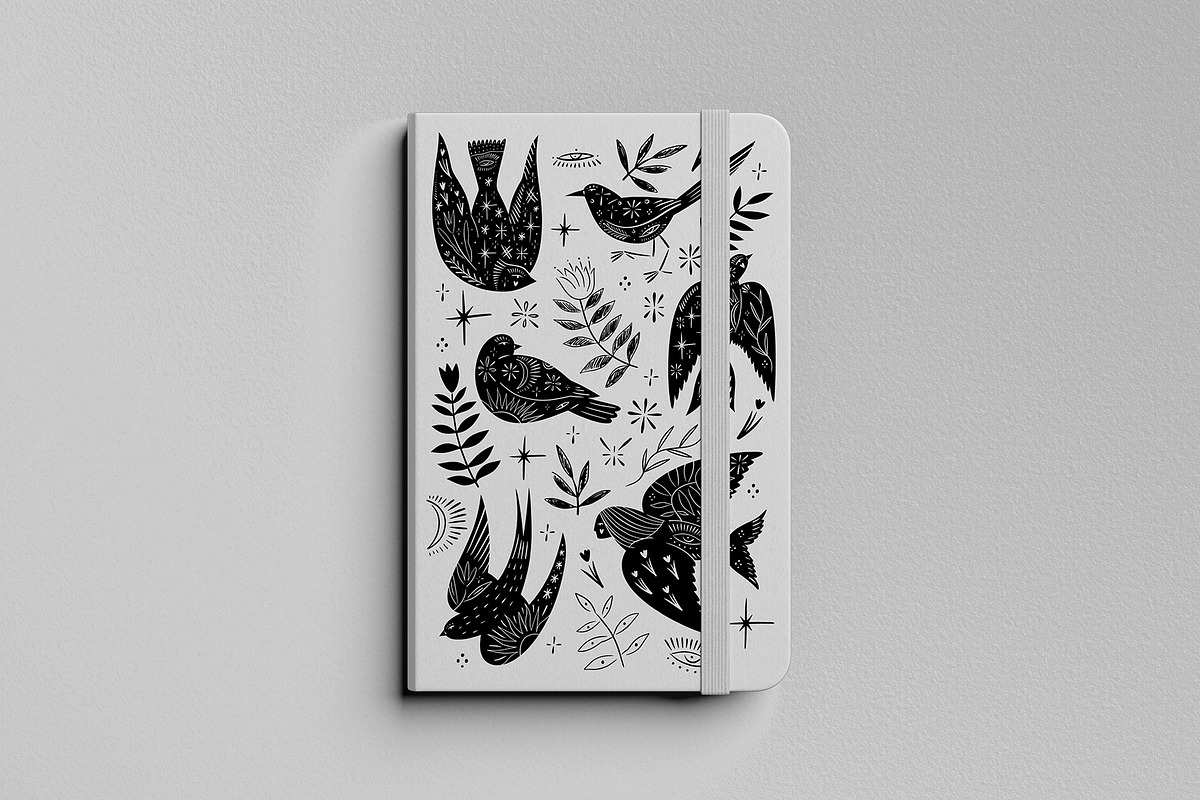 Boho Birds Bundle, an Object Graphic by Annie Konst