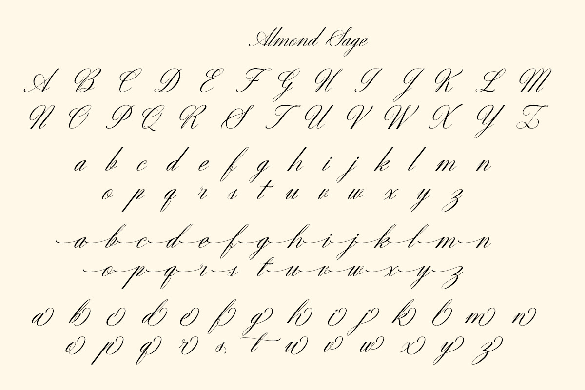 Almonds Sage | Handwriting Script, a Script Font by Muntab_Art