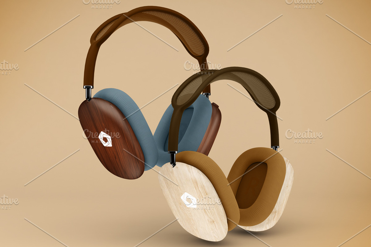 AirPods Max Mockup, an iPhone Mockup by Qaleb Studio