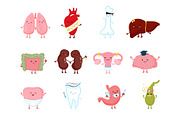 Medicine health human organs with, an Object Graphic by VectorsBang