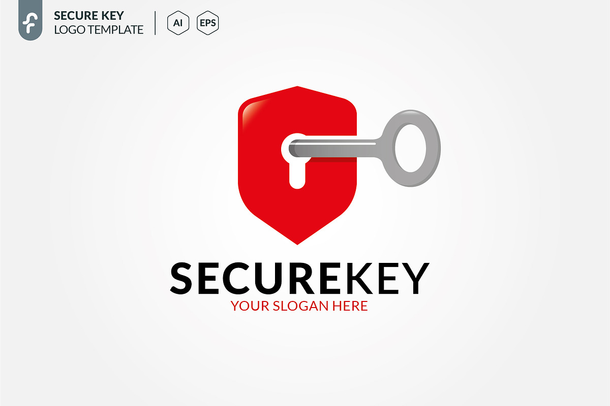 Secure Key Logo, a Branding & Logo Template by ft.studio