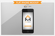 Flat Iphone Mockup, an iPhone Mockup by Plus Media