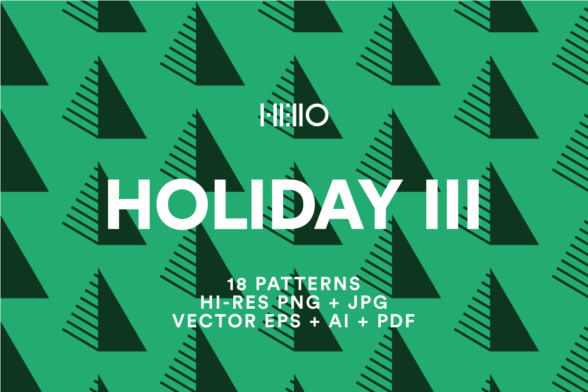 Holiday Patterns, a Pattern Graphic by Hello Mart