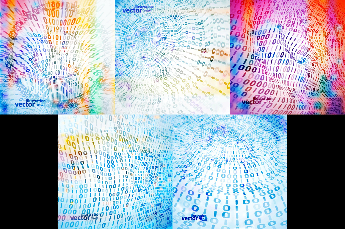 Digital code background, a Texture Graphic by majcot