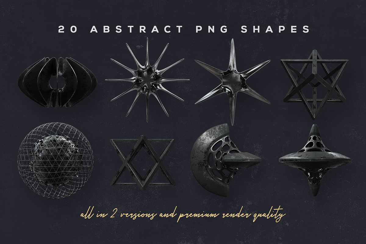 Futuristic 3D Shapes