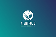 Night Food Logo, a Branding & Logo Template by 3ab2ou