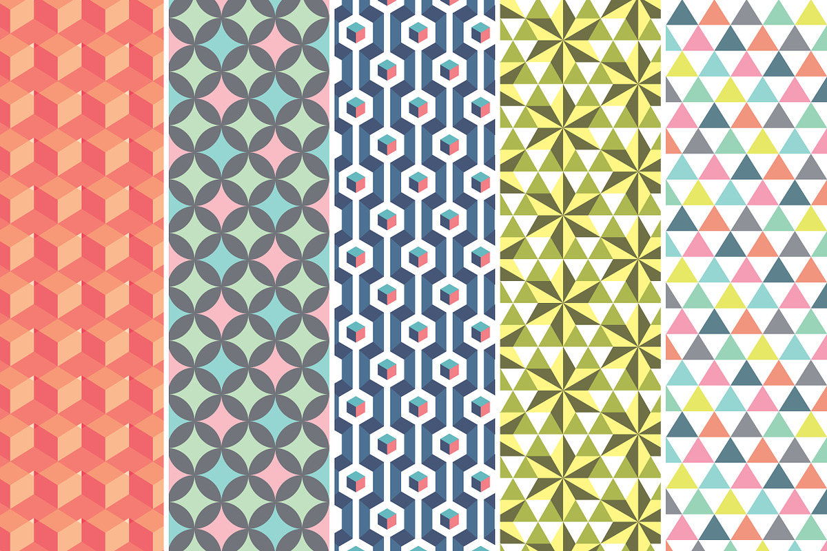 Infinite Vector Geometry Patterns, a Pattern Graphic by The Artifex Forge