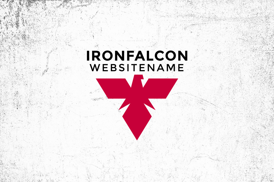Iron Falcon Logo Template, a Branding & Logo Template by pne-design