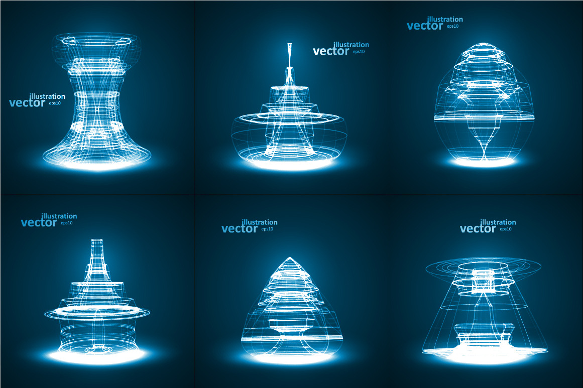 Abstract technology illustration, a Technology Illustration by majcot