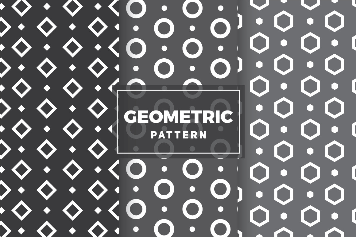 Geometric Vector Patterns #6, a Pattern Graphic by relineo.vectors