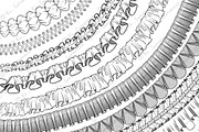 Procreate ruffles, folds brushes, a Brush Add-On by KsTumanova