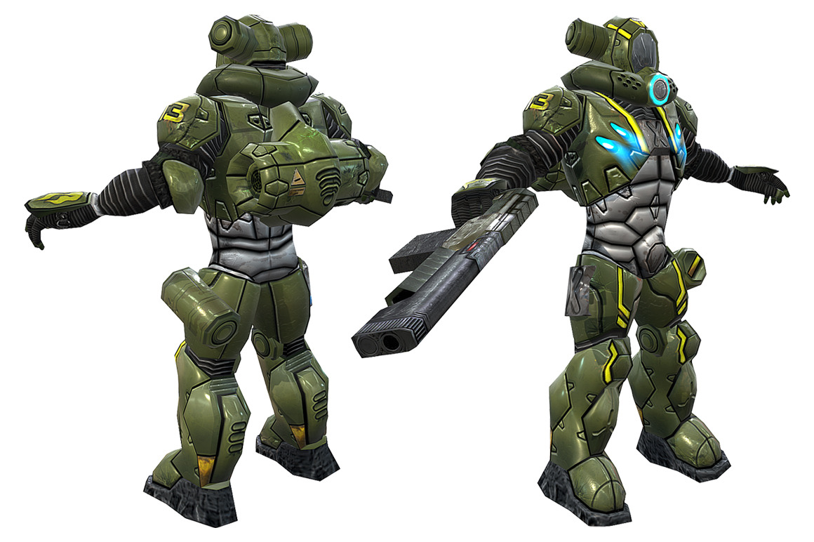 Sci-Fi Human Trooper, a Characters & Person 3D Model by Beatheart ...