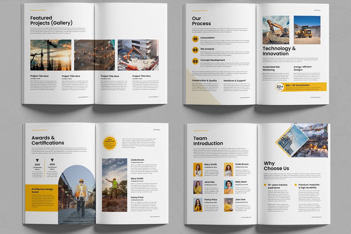 Construction Architecture Template