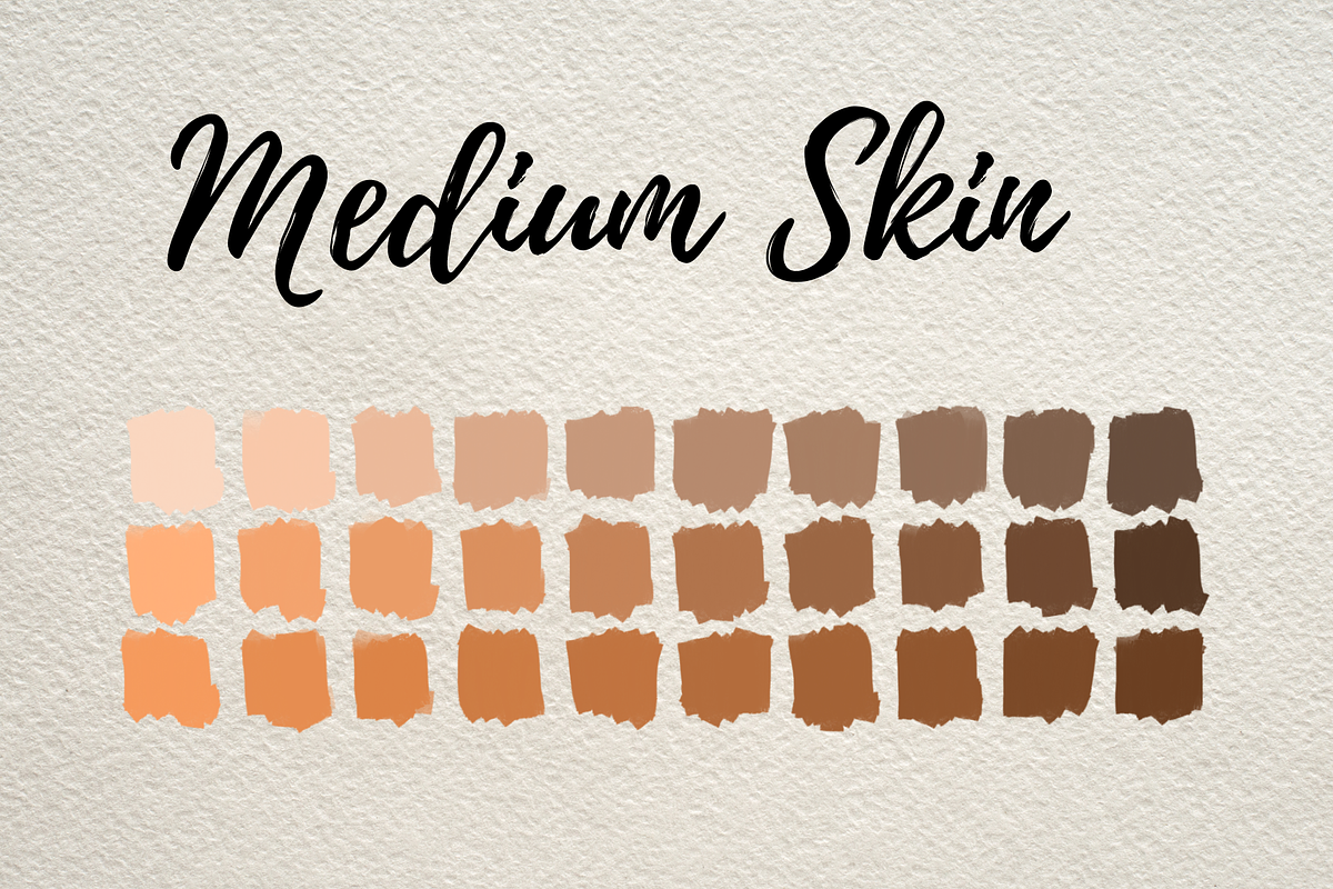 Classic Portrait Procreate Palette, a Palette Add-On by April Moffatt