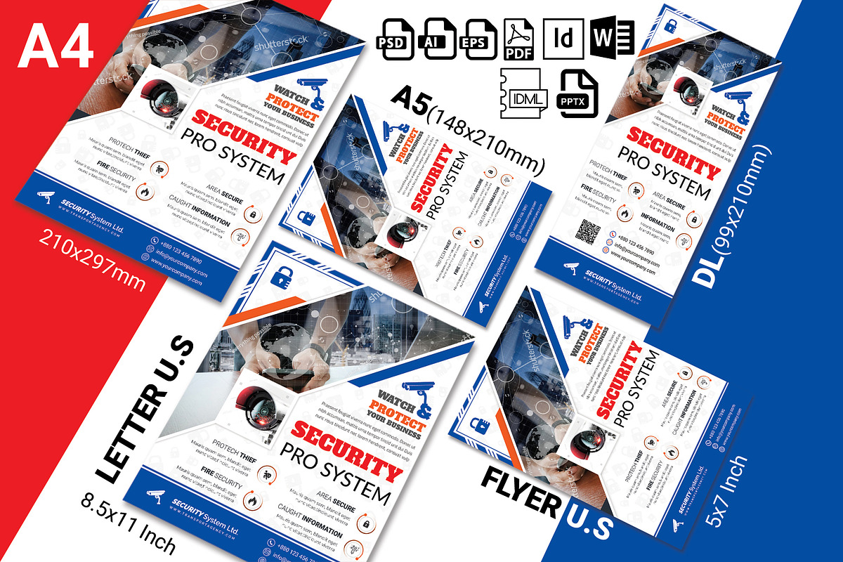 Security System Flyer Vol-01, a Flyer Template by Imagine Design Studio
