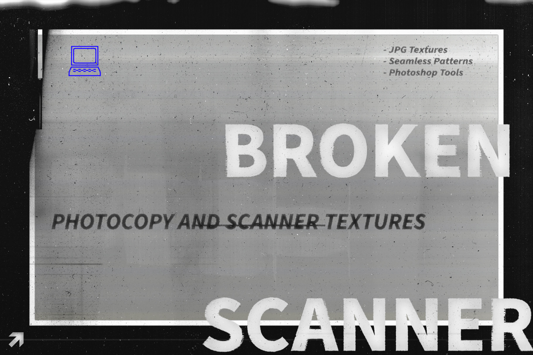 Broken Scanner - Photocopy Textures, a Texture Graphic by Bracken