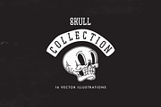 Cartoon Skull Set, an Illustration by Inkwell Supply Co