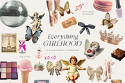 Girlhood collage scrapbook lace bows, an Object Graphic by Grace Noboa ...