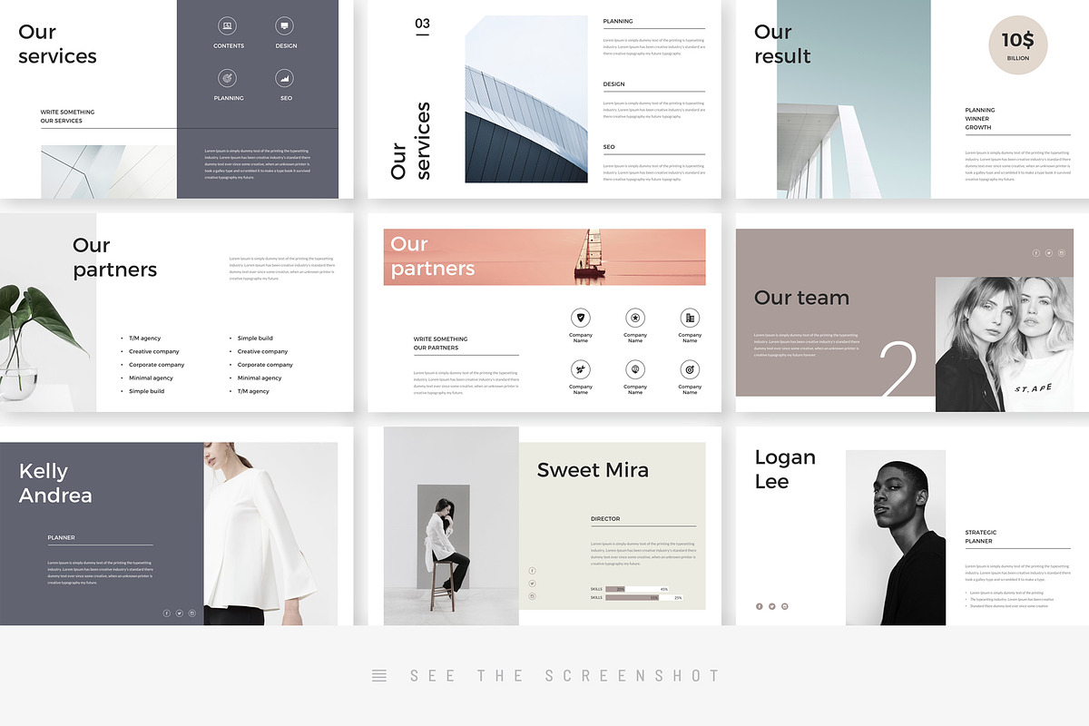 Canva Minimal PowerPoint Template, a Presentation Template by ...