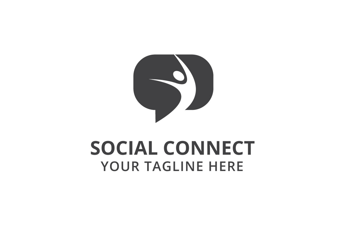 Social Connect Logo Template, a Branding & Logo Template by Logo20