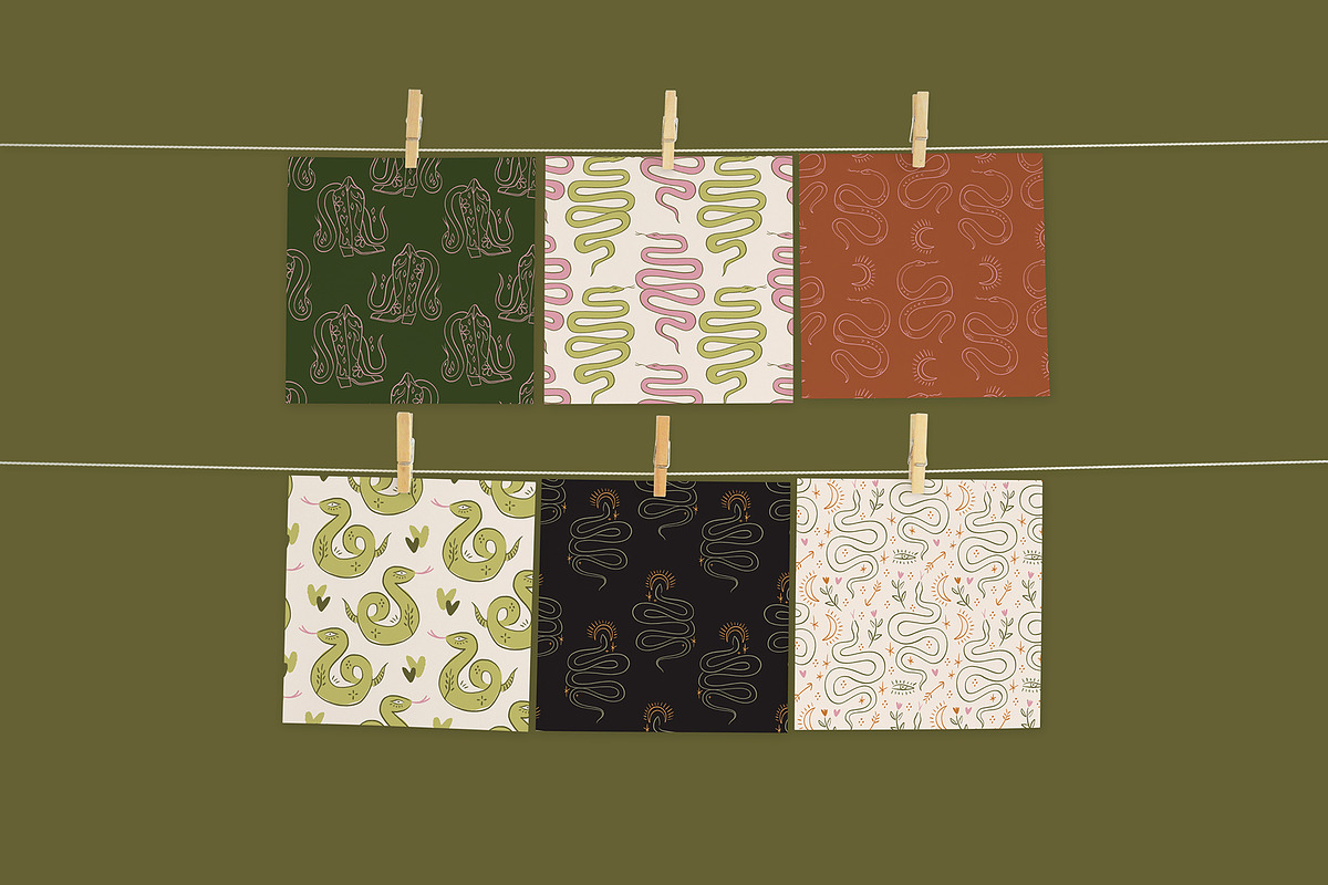 Nice Snakes Bundle, an Animal Illustration by Annie Konst