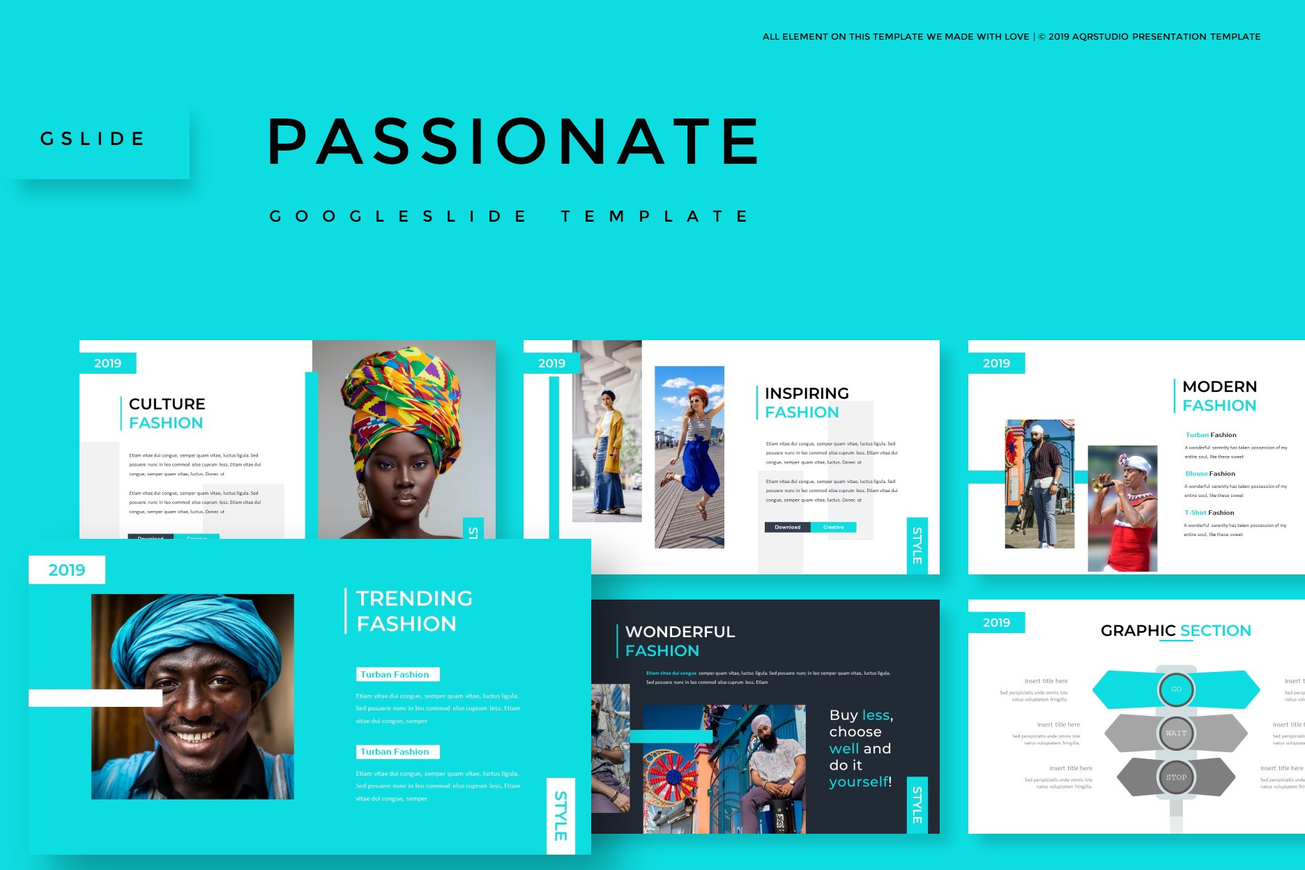 Passionate - Google Slides Template, a Presentation Template by AQR Studio
