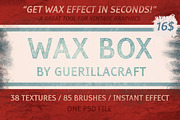 Wax Box - Wax Effect in seconds!, a Layer Style Add-On by Guerillacraft