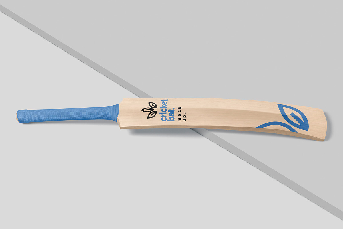 Cricket Bat Mockups, a Product Mockup by GfxFoundry