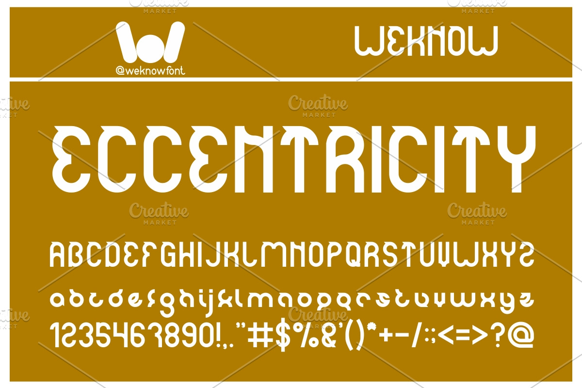 noa katz font, a Font by weknow