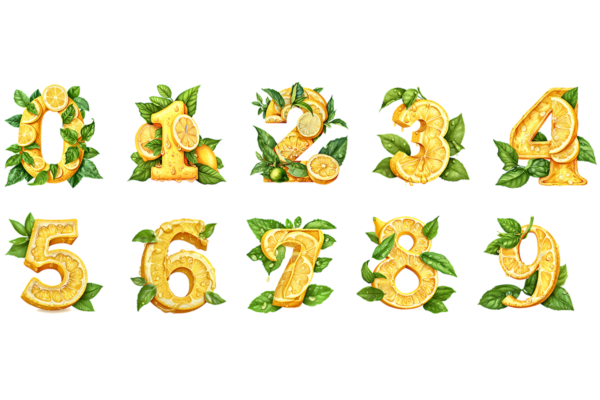 Lemons Alphabet Clipart
