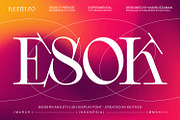 Esok Display Font