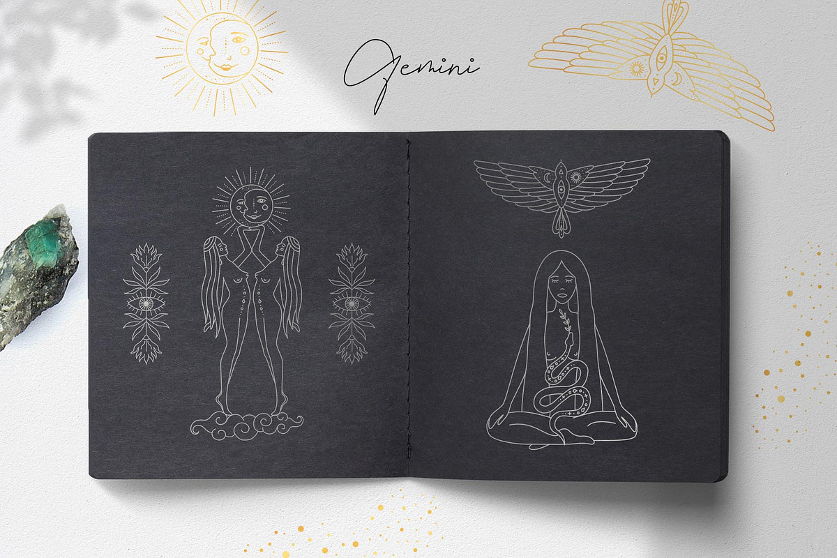 Magic woman & nature, a Person Illustration by Alisovna