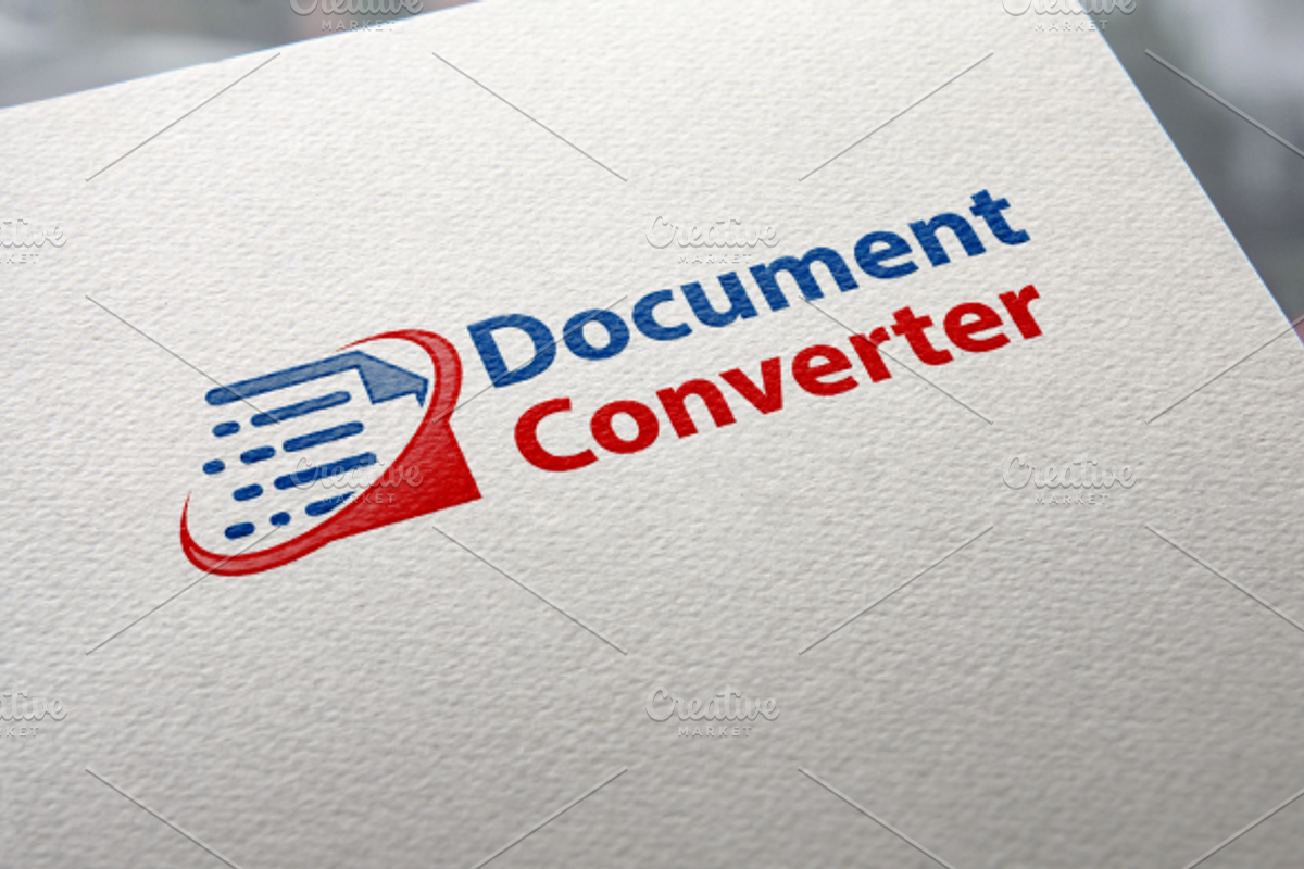 Document Converter Logo, a Branding & Logo Template by REDVY CREATIVE