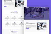 Corporate Business HTML Template | Creative Market