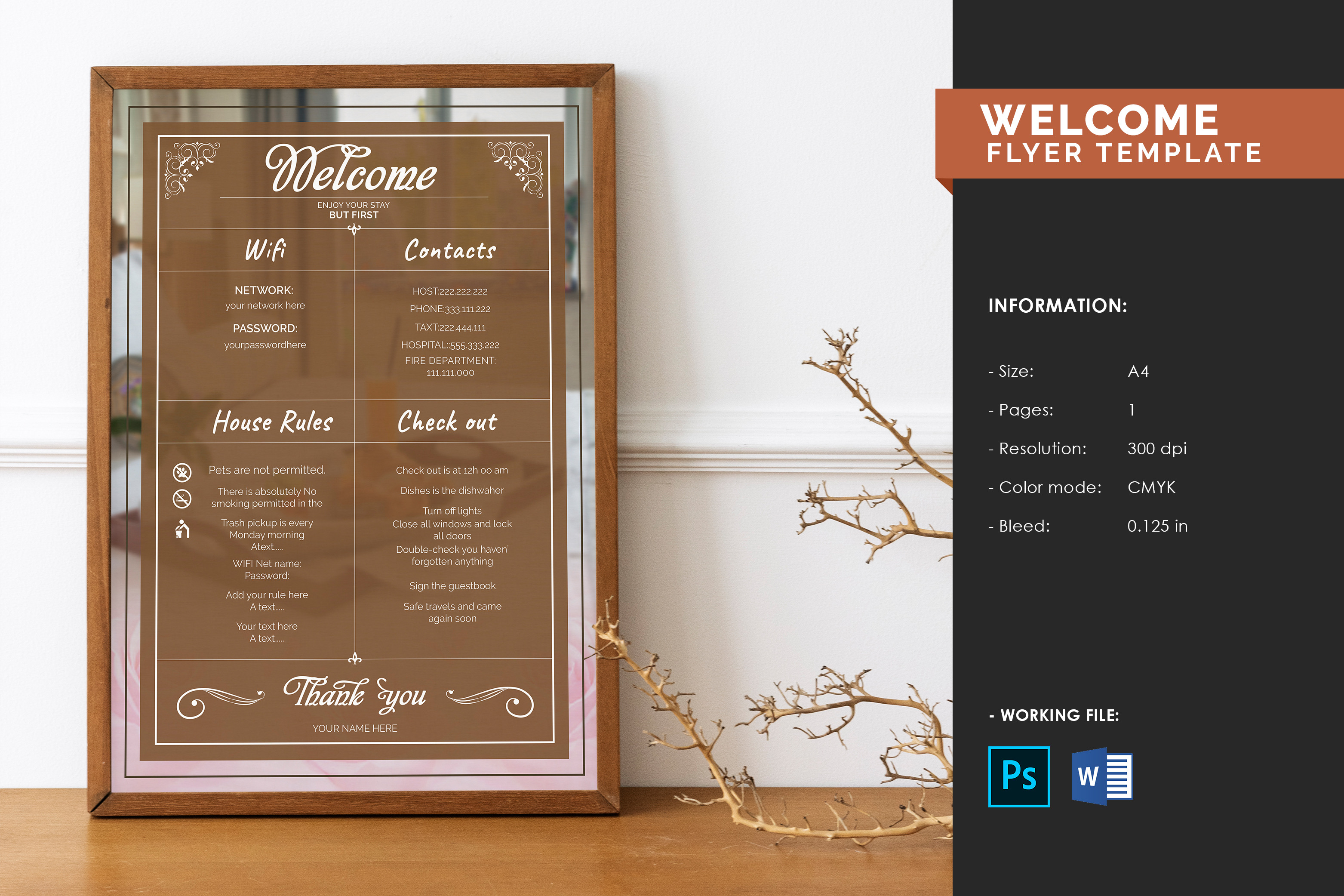 Welcome Flyer Template, a Flyer Template by crazyOWL