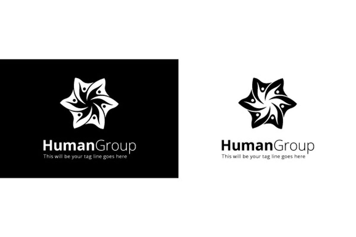 HumanGroup Logo Template, a Branding & Logo Template by The Branding Fusion