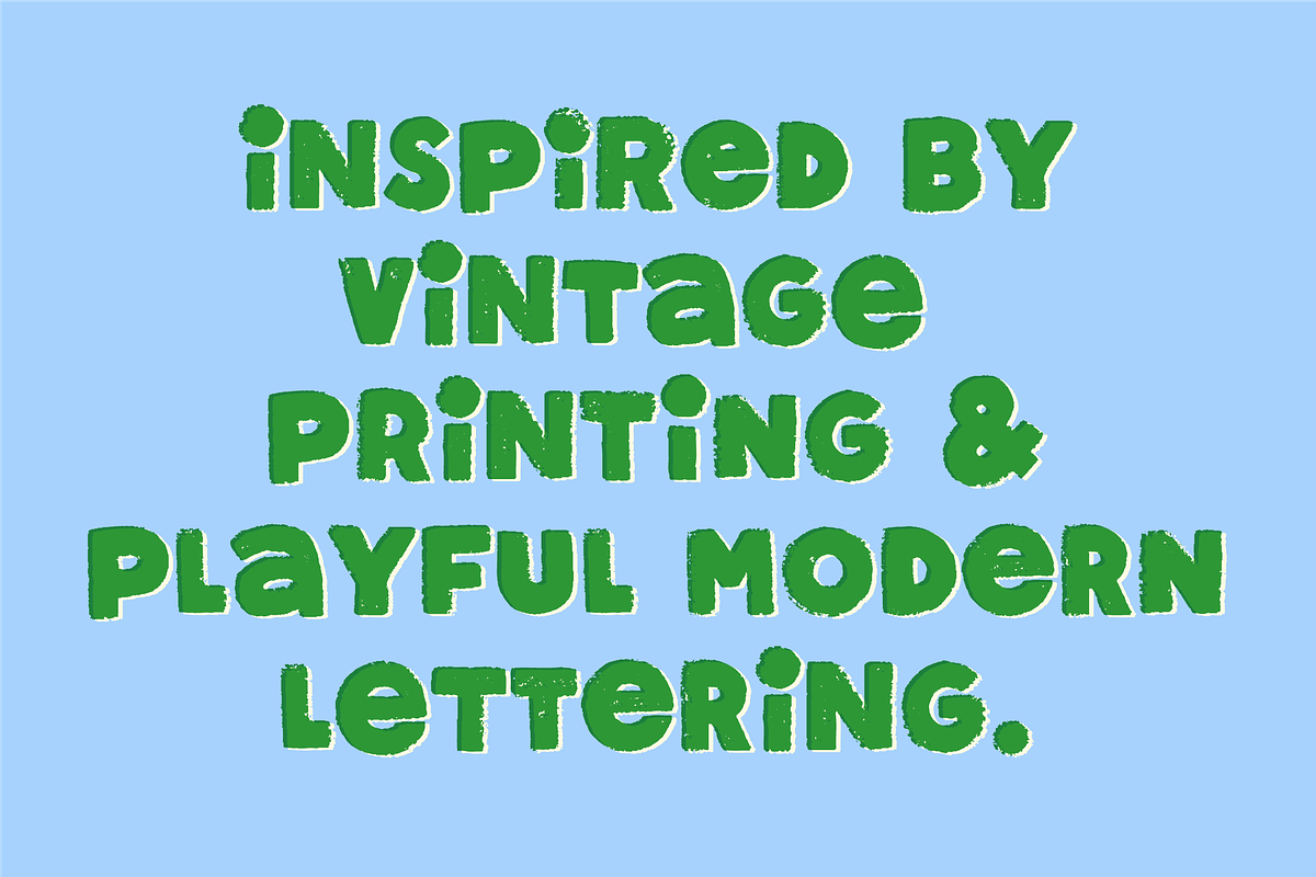 Super Curious! A Modern, Vintage Font!