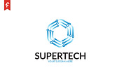 Super Tech Logo, a Branding & Logo Template by ft.studio