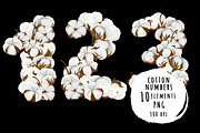 Drawn Cotton Numbers, an Illustration by Julia_Raketic